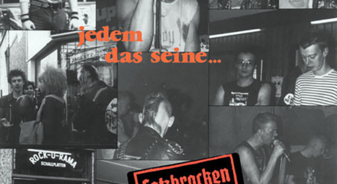 A milestone of German punk rock - Cotzbrocken “Jedem das Seine ...